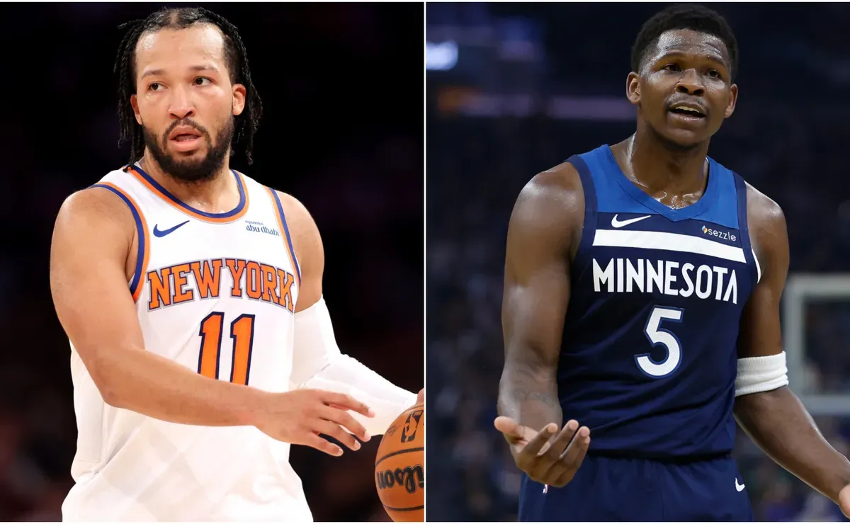 Are Jalen Brunson and Anthony Edwards playing tonight in Knicks vs ...