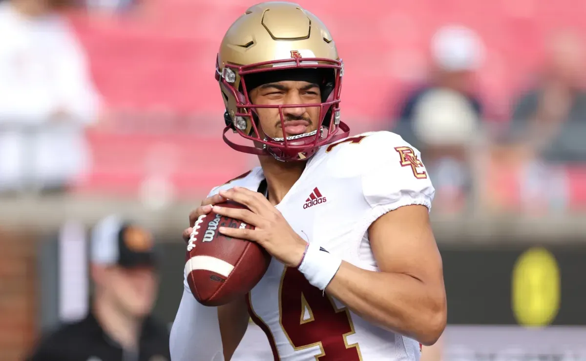 Is Grayson James playing today, November 1, for Boston College vs Notre ...