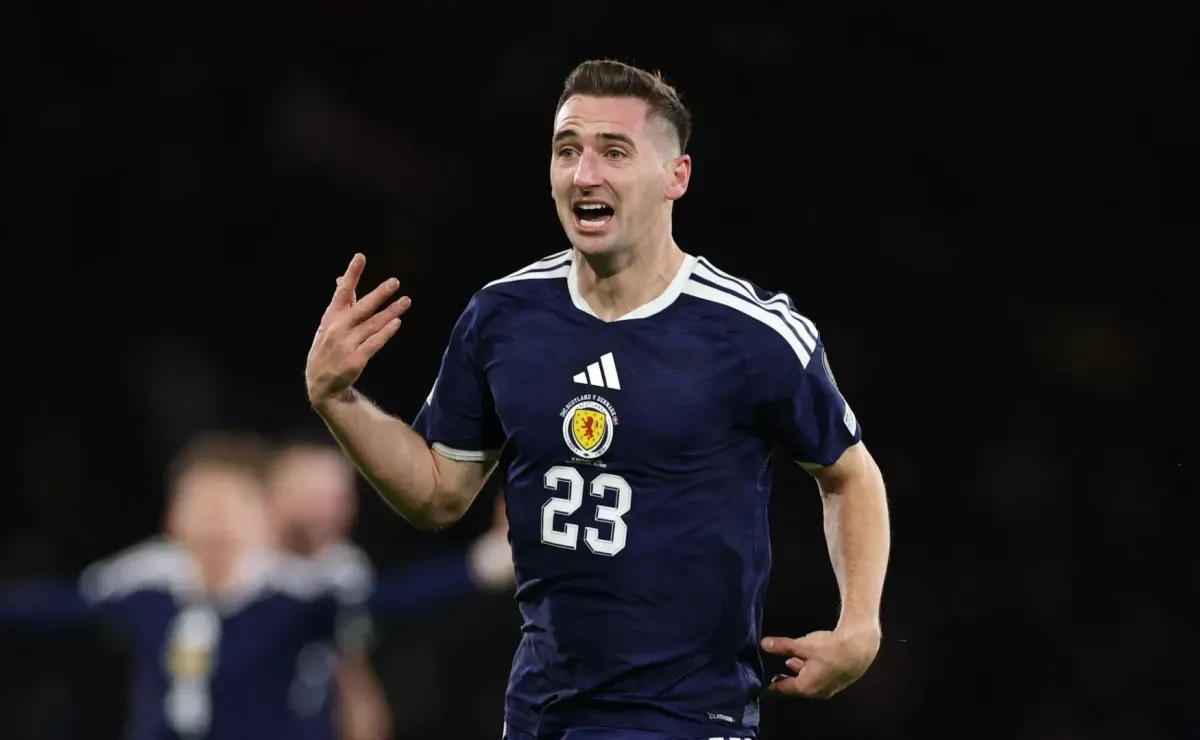 Video: Kieran Tierney, Kenny McLean score amazing goals vs Denmark to send Scotland to 2026 ...