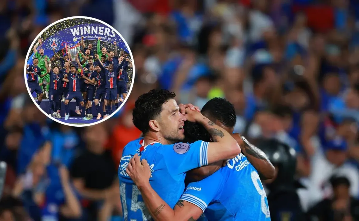 Cruz Azul y PSG protagonizan intercambio viral en redes