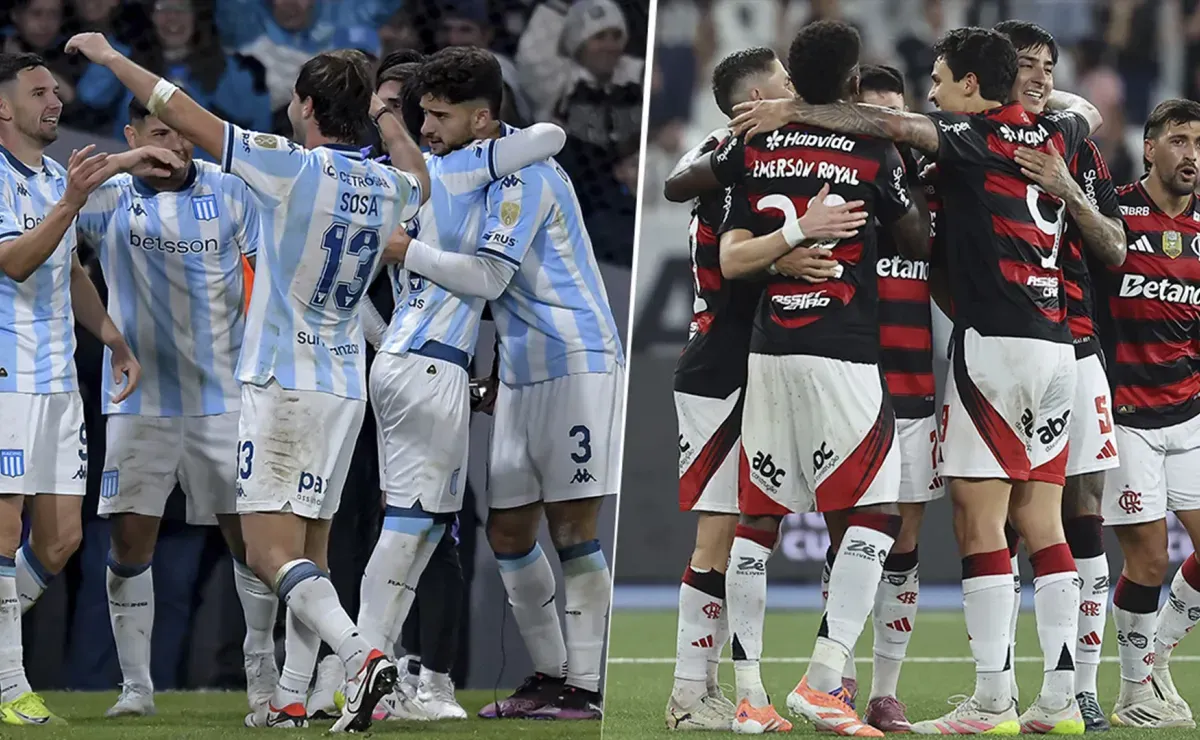 Las alineaciones de Racing Club vs. Flamengo por la Copa Libertadores