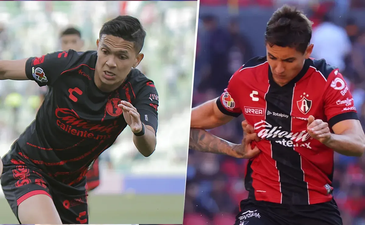 Las alineaciones de Xolos vs. Atlas por el Apertura 2025 de la Liga MX