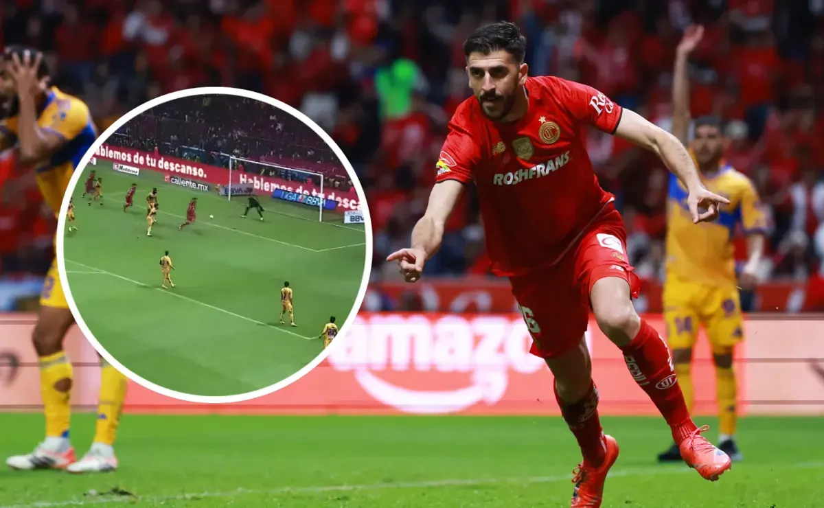 Todo empatado: Paulinho pone el 2-1 de Toluca vs. Tigres - Bolavip Mexico