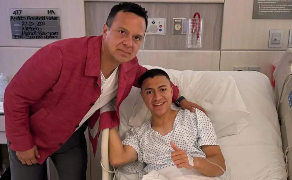 Víctor Velázquez visitó a Andrés Montaño y prometió: "Volverá con todo"