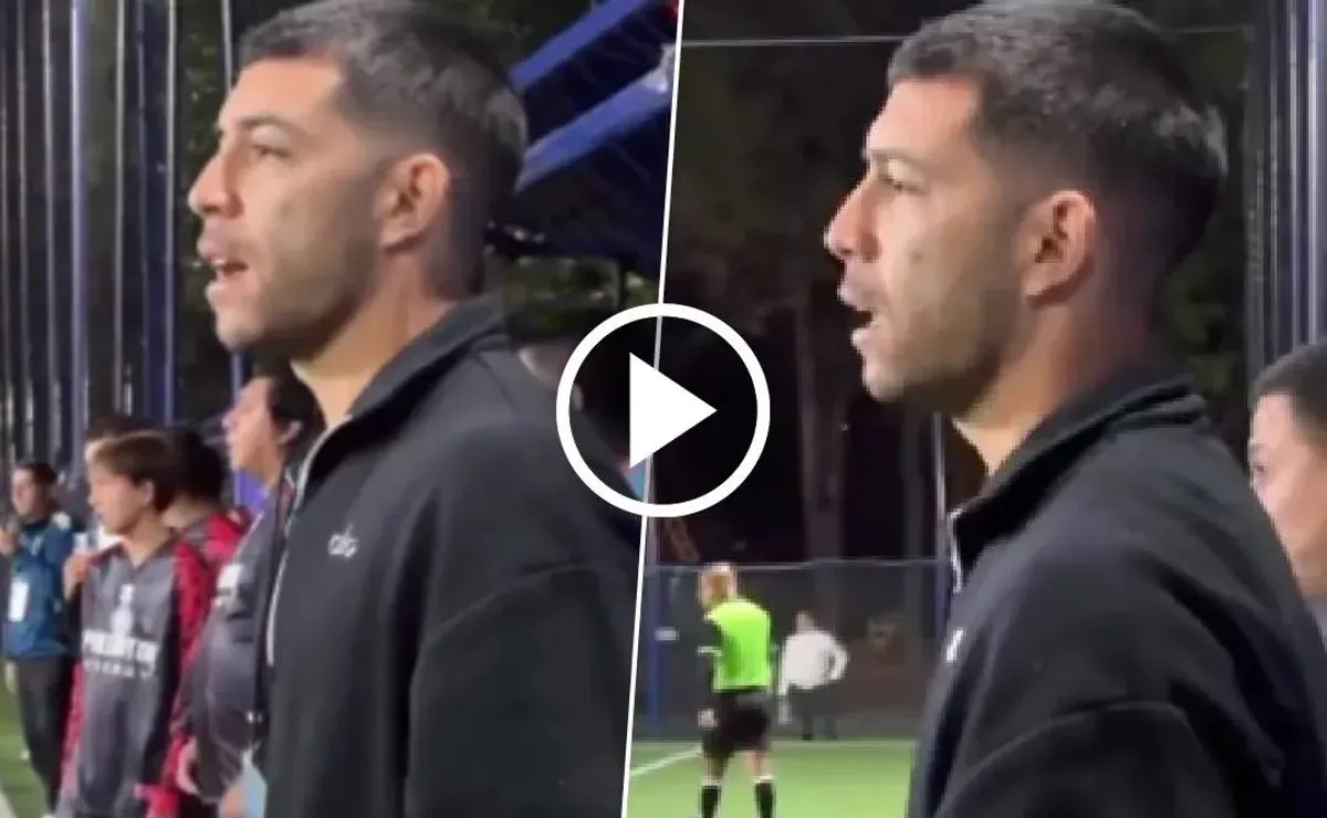 Inédito video de Erik Lira siendo entrenador mientras brilla en Cruz Azul