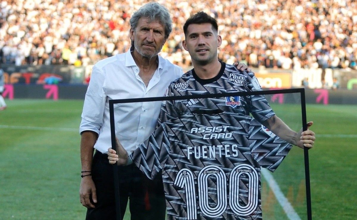 ¡Video! César Fuentes es homenajeado por sus 100 partidos en Colo Colo ...