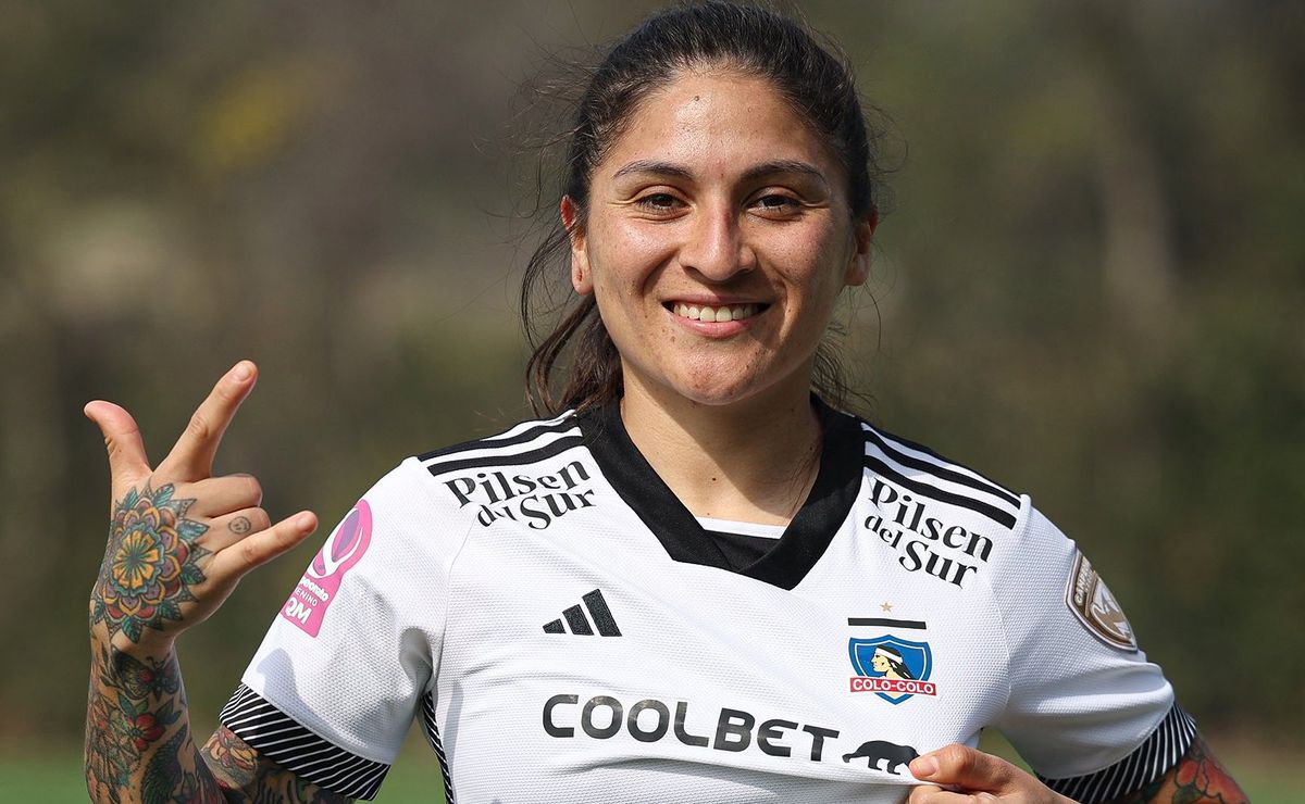 La felicidad de Yenny Acuña por su soñado primer gol en Colo Colo ...