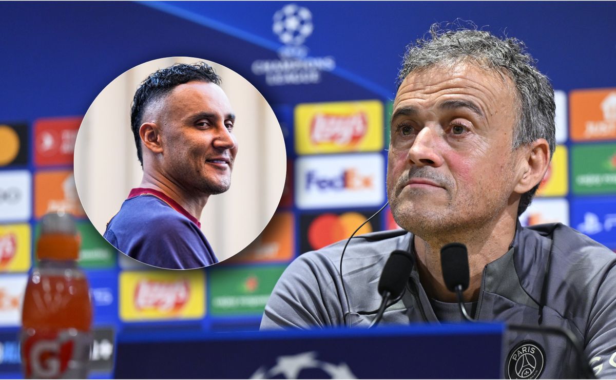 Luis Enrique da esperanzador mensaje a Keylor Navas sobre su situación ...