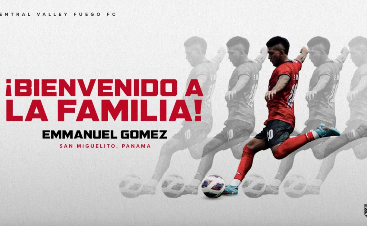 Oficial: Emmanuel Gómez ficha por el Central Valley Fuego FC - Futbol ...