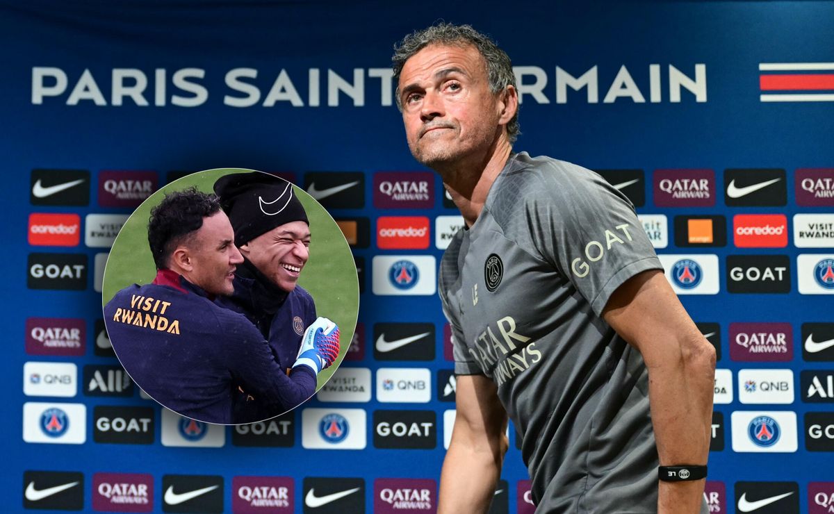 Luis Enrique: su contundente mensaje sobre el PSG sin Keylor Navas y ...