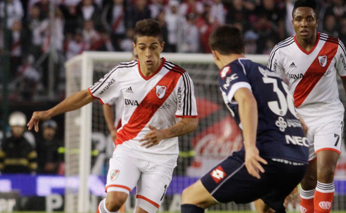 Cuál fue el último partido de Lanzini con River en el Monumental - La ...