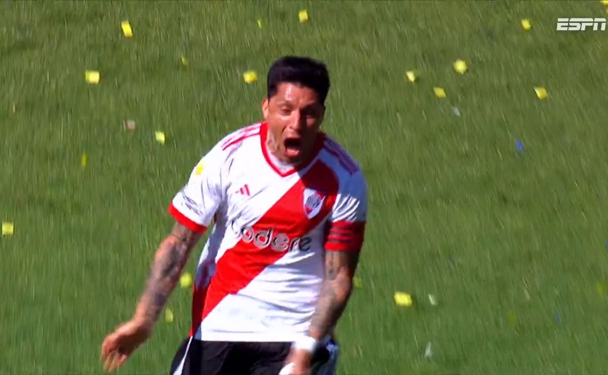 Festejo desaforado de Enzo Pérez en el gol de Rondón ante Boca - La ...