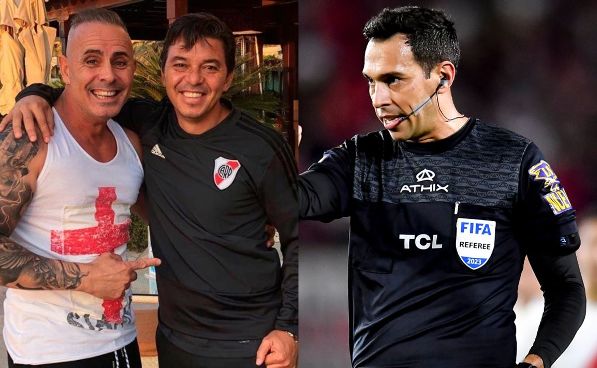 Fuerte advertencia de Lunati por el árbitro y el línea de River vs ...