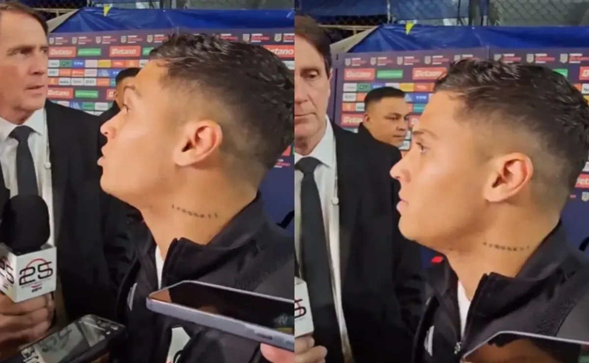 Picante cruce de Juanfer Quintero con un periodista tras perder con Boca