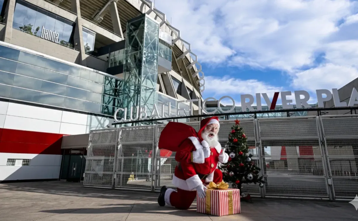 Papá Noel pasó antes por River: cuándo fue la última vez que se ...