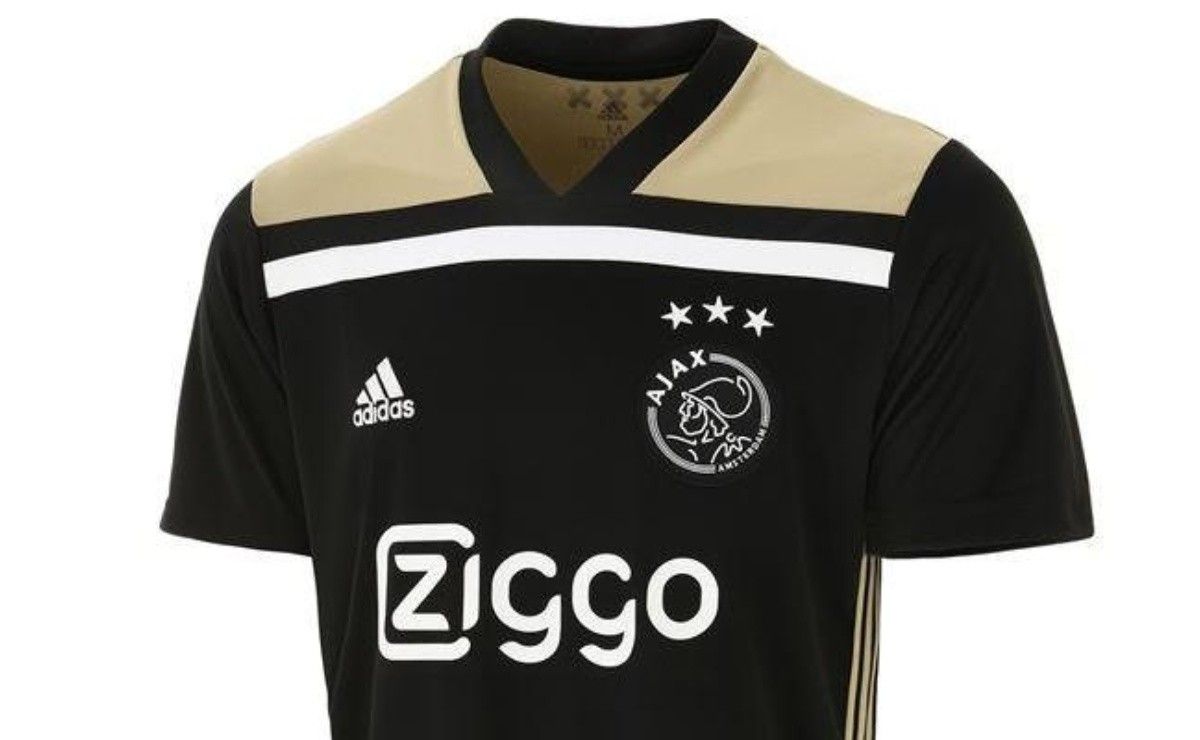 La camiseta cábala del Ajax: Negra con dorada para eliminar al Real y ...