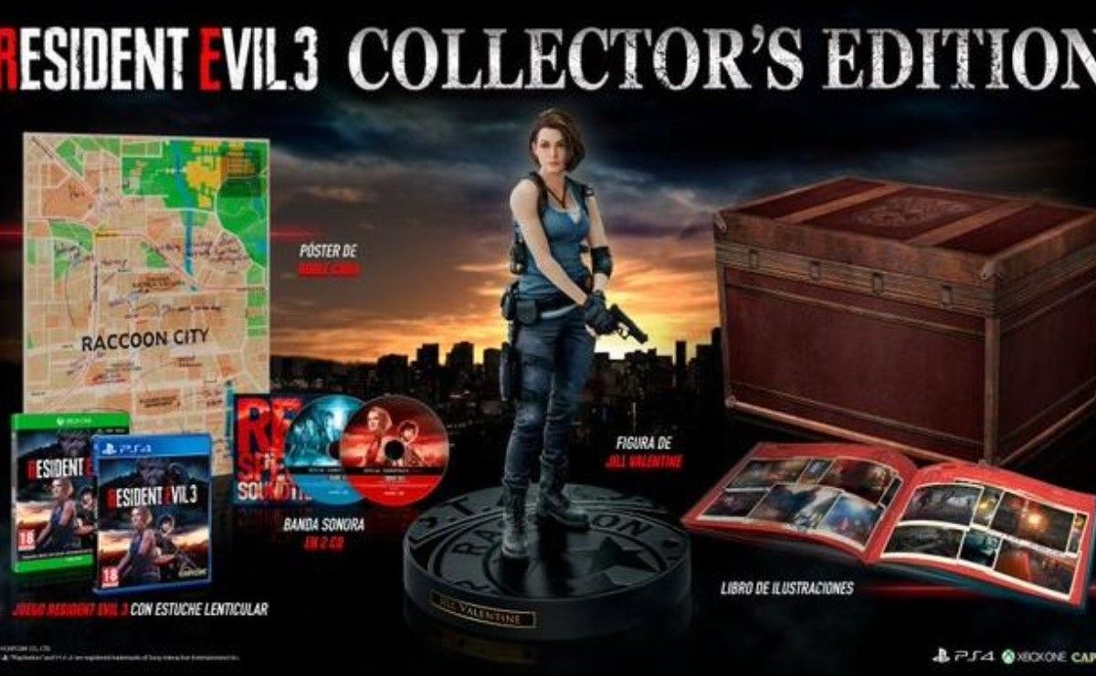 Revelada la edición coleccionista de Resident Evil 3 Remake - RedGol