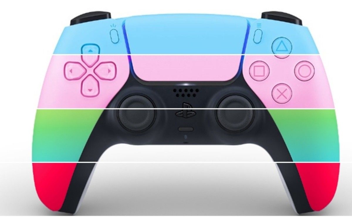 Usuarios se ponen creativos y pintan de varios colores el DualSense de ...