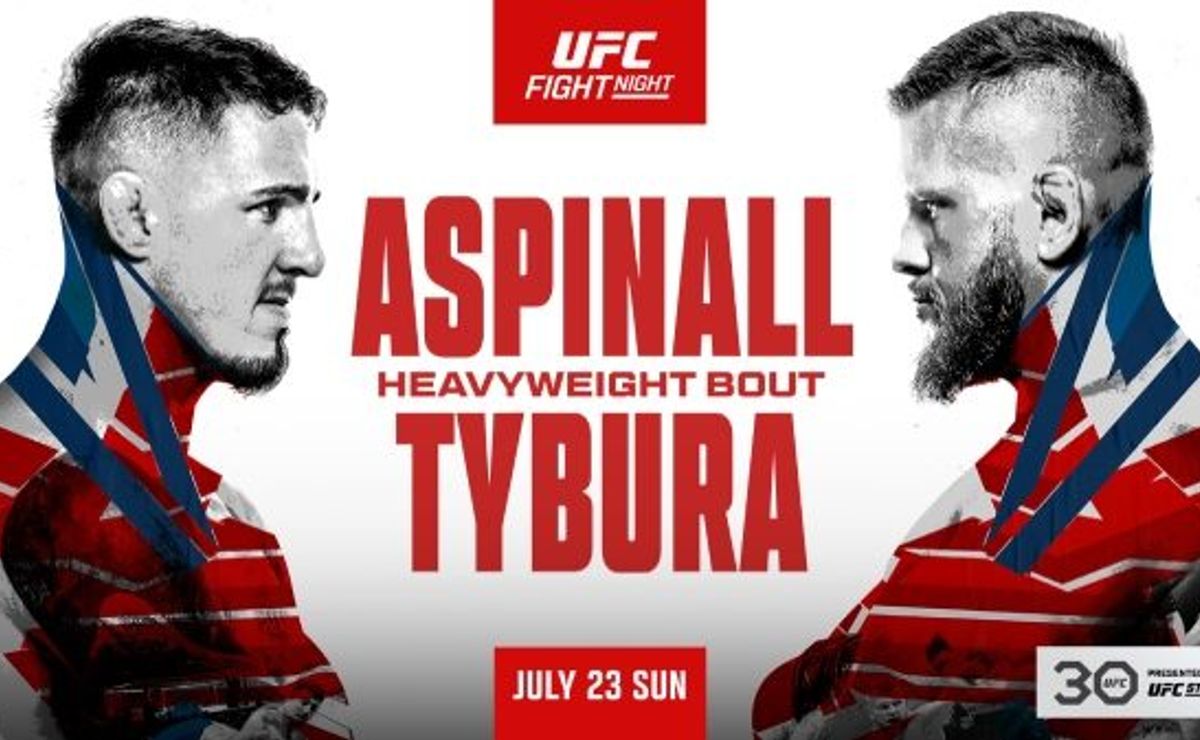 Cartelera, horario y dónde ver la UFC Londres: Aspinall vs Tybura
