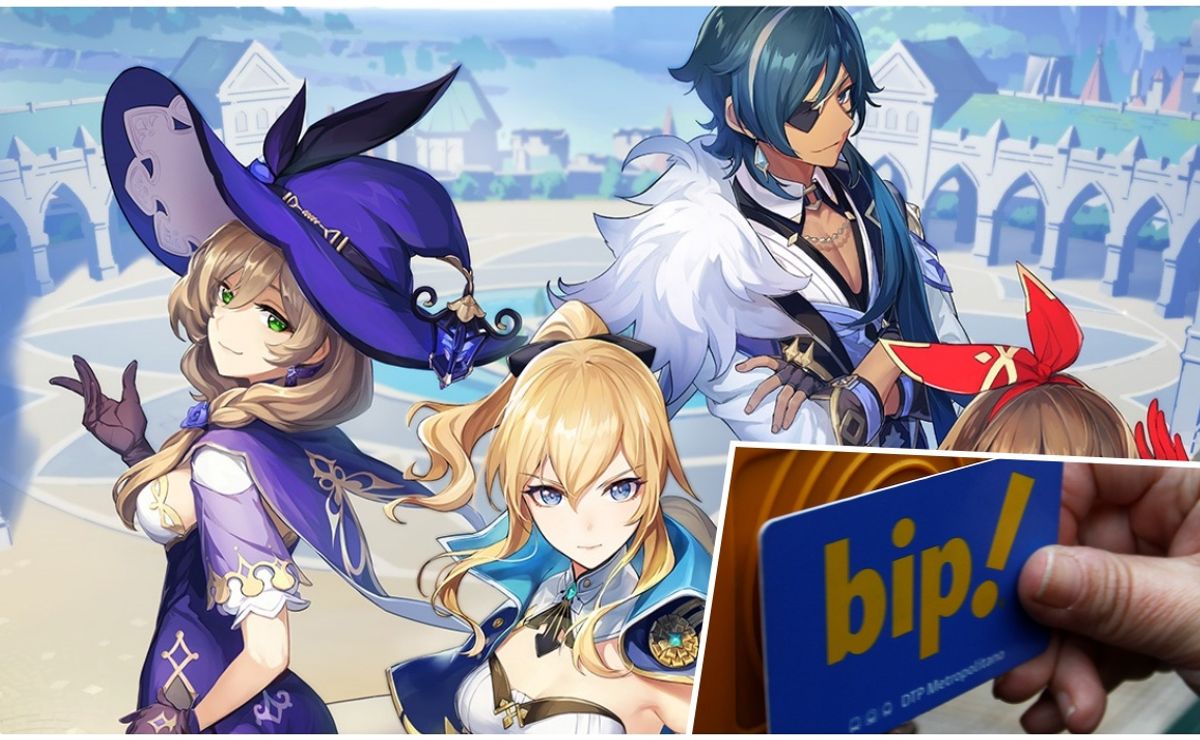 ¿Cómo será el nuevo diseño de la Tarjeta Bip de Genshin Impact?
