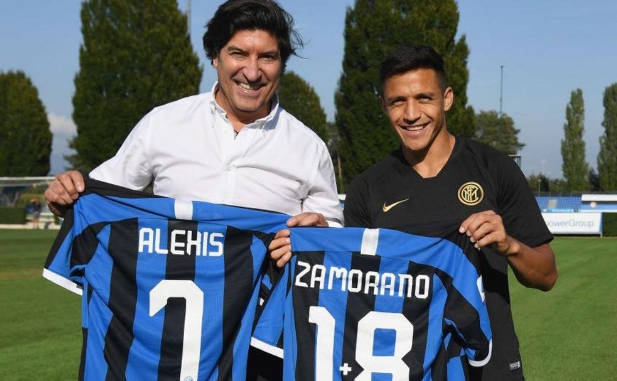 Iván Zamorano le da la bienvenida a Alexis al Inter de Milán: "¡Vamos!"