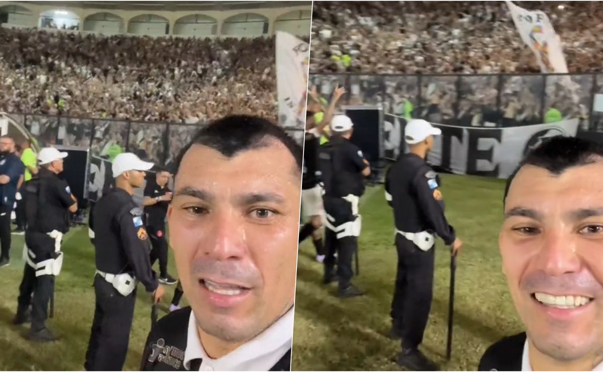 Gary Medel festeja con la hinchada de Vasco da Gama: "¡Qué lindo!"