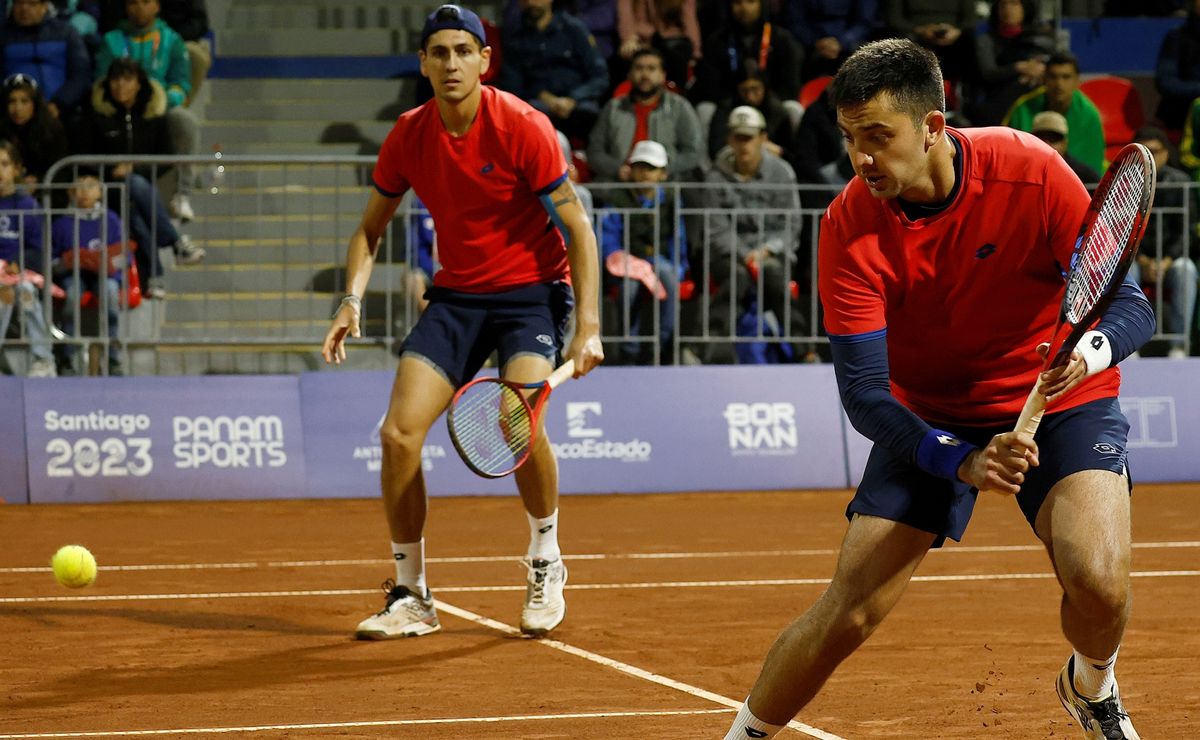 Tabilo y Barrios EN VIVO por Final Dobles Masculino en Santiago 2023