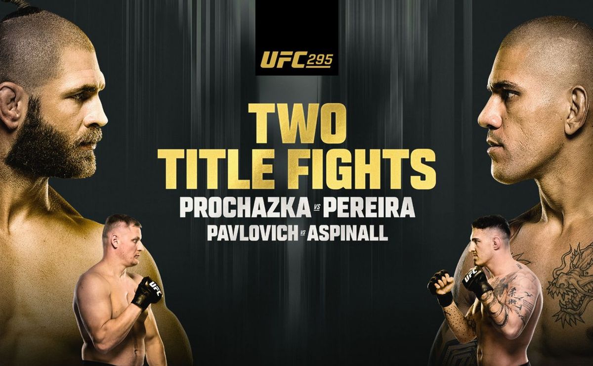 ¿Cuándo es UFC 295: Procházka vs Pereira? Cartelera, horario y dónde ...