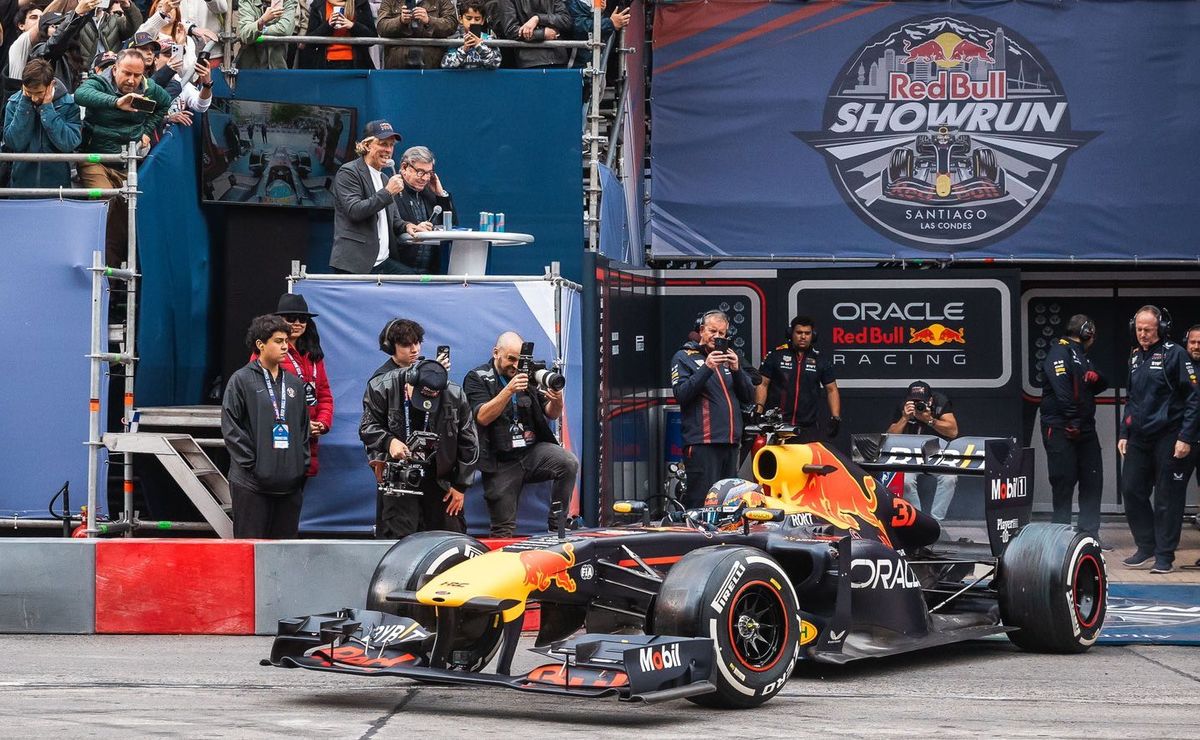 La Fórmula 1 se trasladó a la capital con Red Bull Showrun Santiago 2023