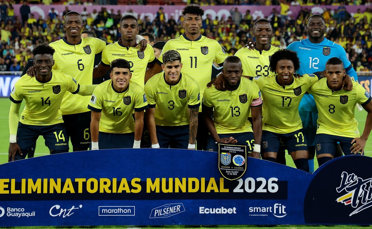 Formación: Ecuador define su 11 titular para enfrentar a Chile