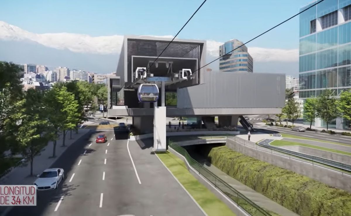 Presidente Boric inaugura obras del Teleférico Bicentenario