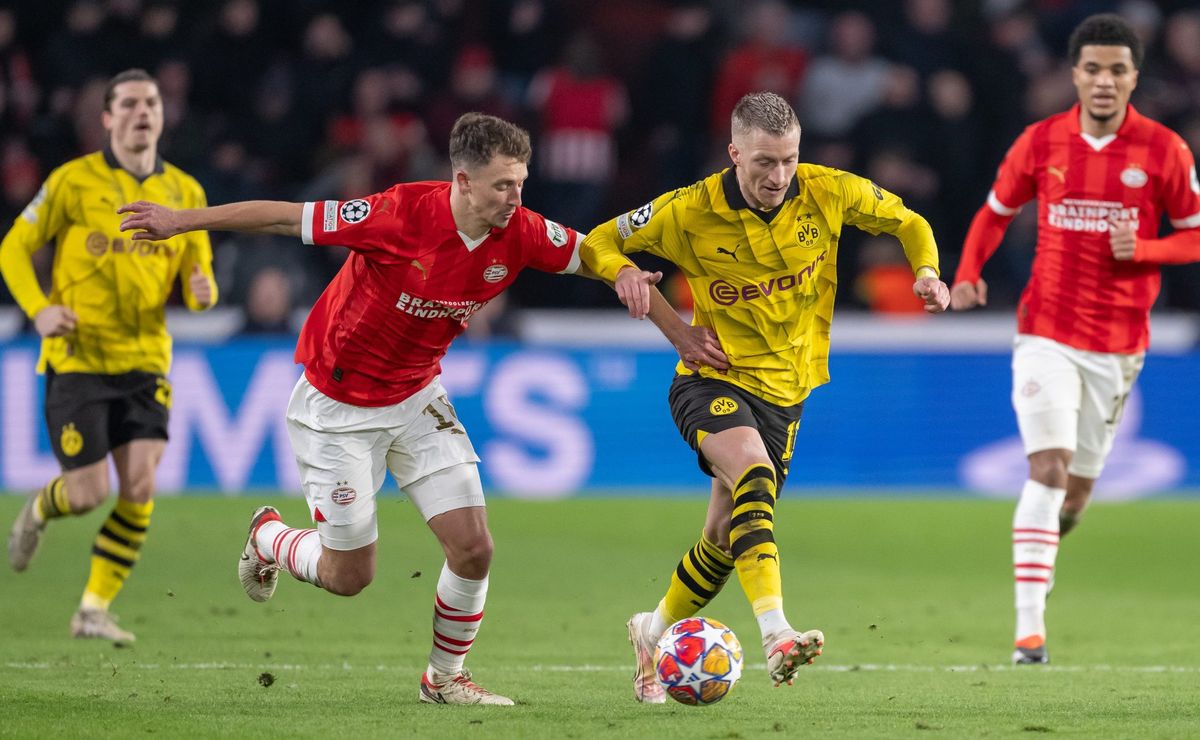 Borussia Dortmund vs PSV EN VIVO ¿Dónde ver la Champions League? - RedGol