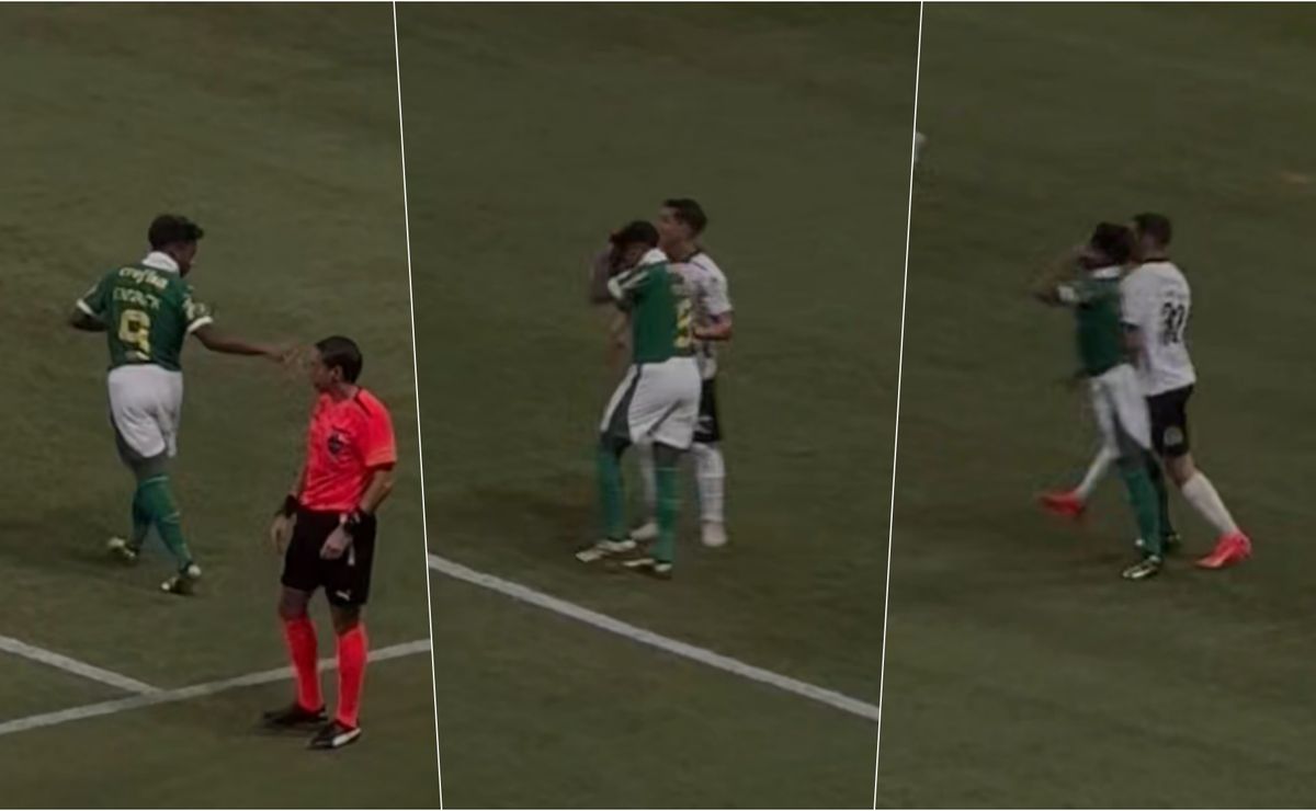 Dos golpes en 10 segundos: la bienvenida a Endrick en Libertadores