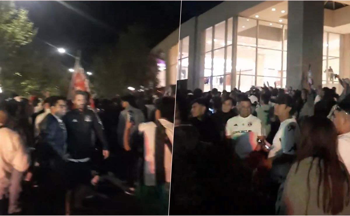 Hasta con camisetas de Colo Colo: banderazo de hinchas de Alianza Lima