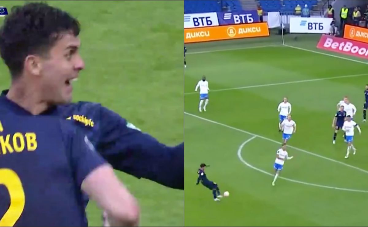 Nacho Saavedra mata arañas con golazo al ángulo en Rusia