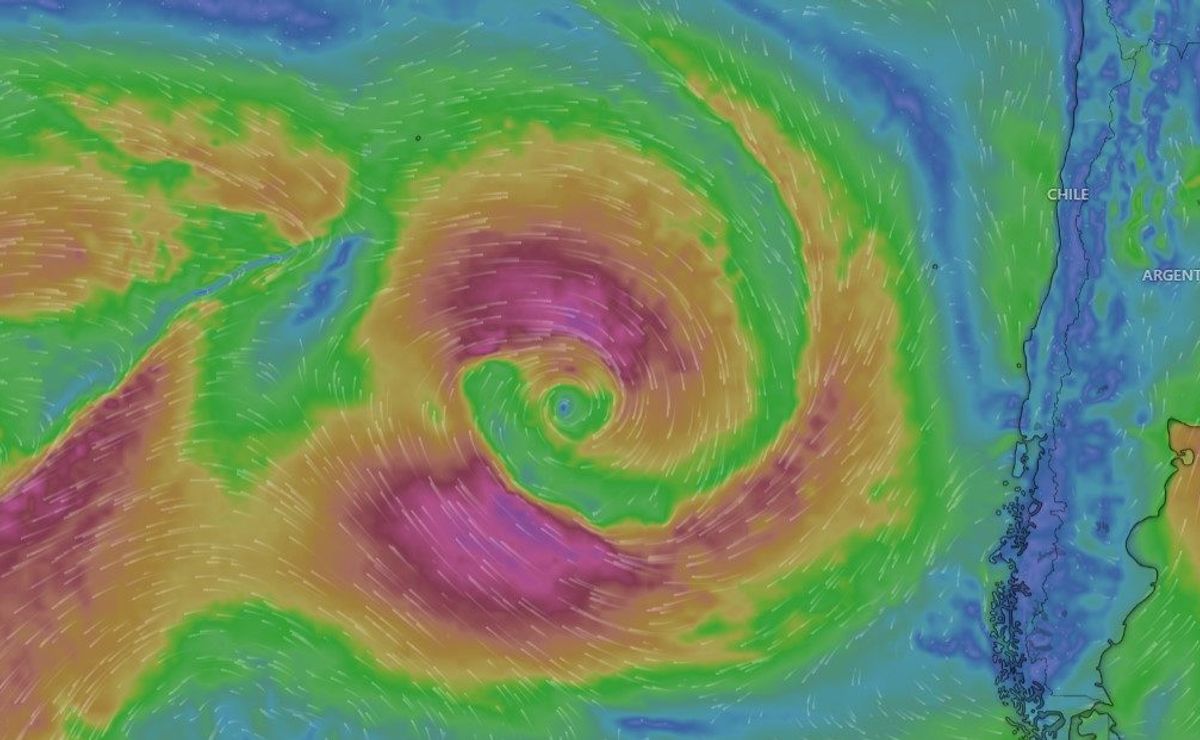 ¿Ciclón en Chile? Fenómeno climático llegaría la próxima semana al país