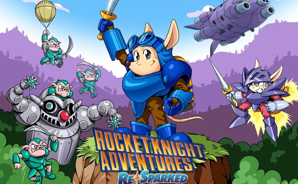 ¡Ya llegó! Konami lanzó hoy la colección Rocket Knight Adventures: Re ...