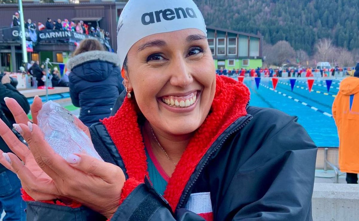 Bárbara Hernández Sirena de Hielo gana oro Mundial Aguas Gélidas Italia