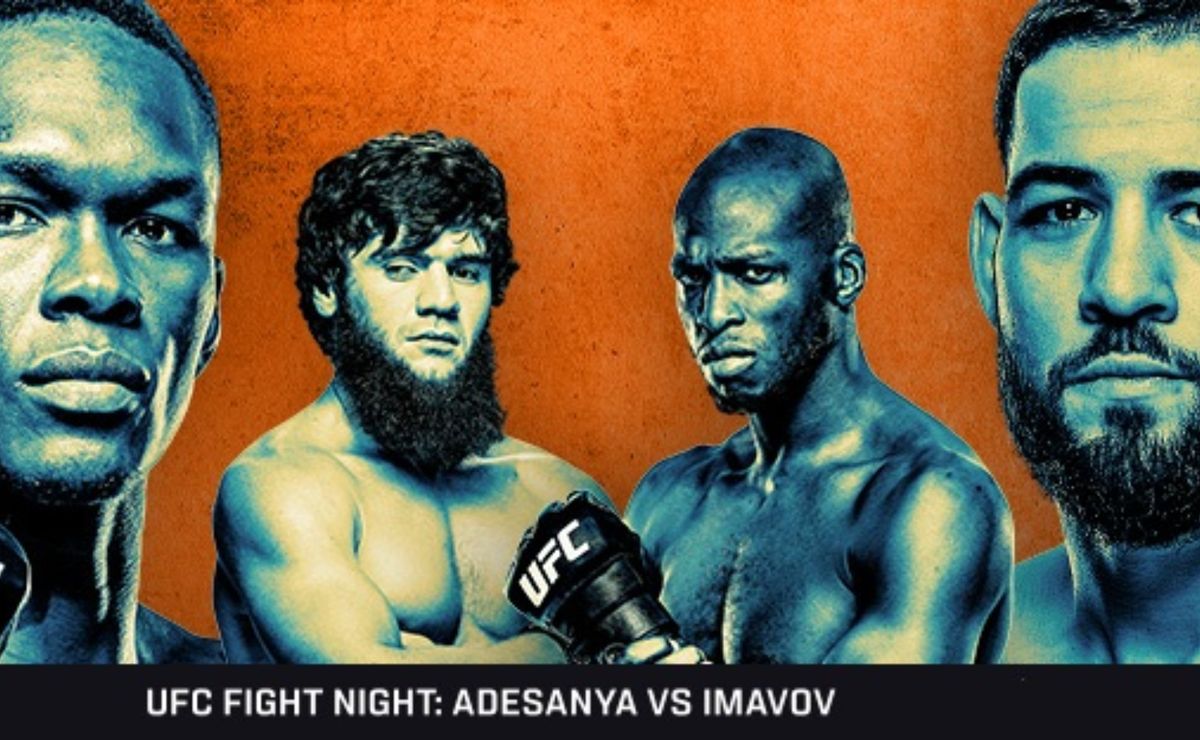 ¿A qué hora comienza UFC: Adesanya vs. Imavov? Horario y dónde ver