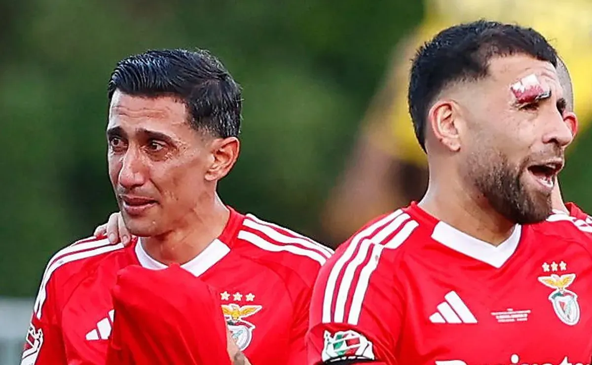 Di María vuelve a llorar desconsolado y hace recordar duelo contra Chile