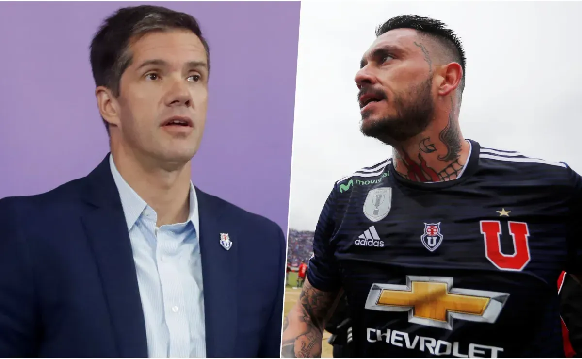 Pinilla se las canta claritas a Michael Clark en Azul Azul y U de Chile