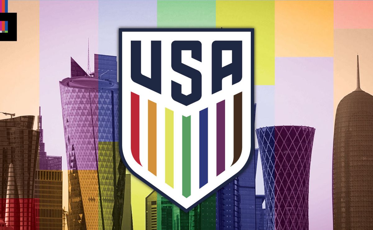 USMNT uses pride logos in training facilities at World Cup