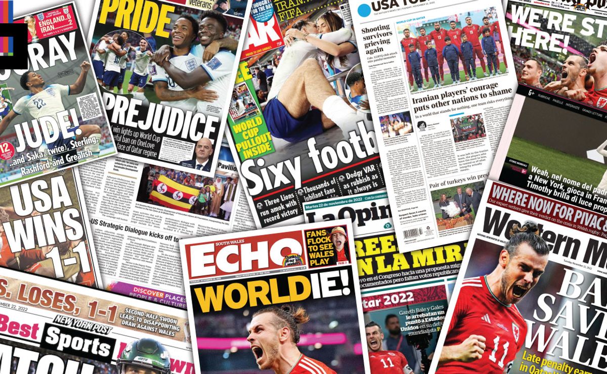 USA "loses" 1-1 against Wales: Newspaper headlines roundup - World ...