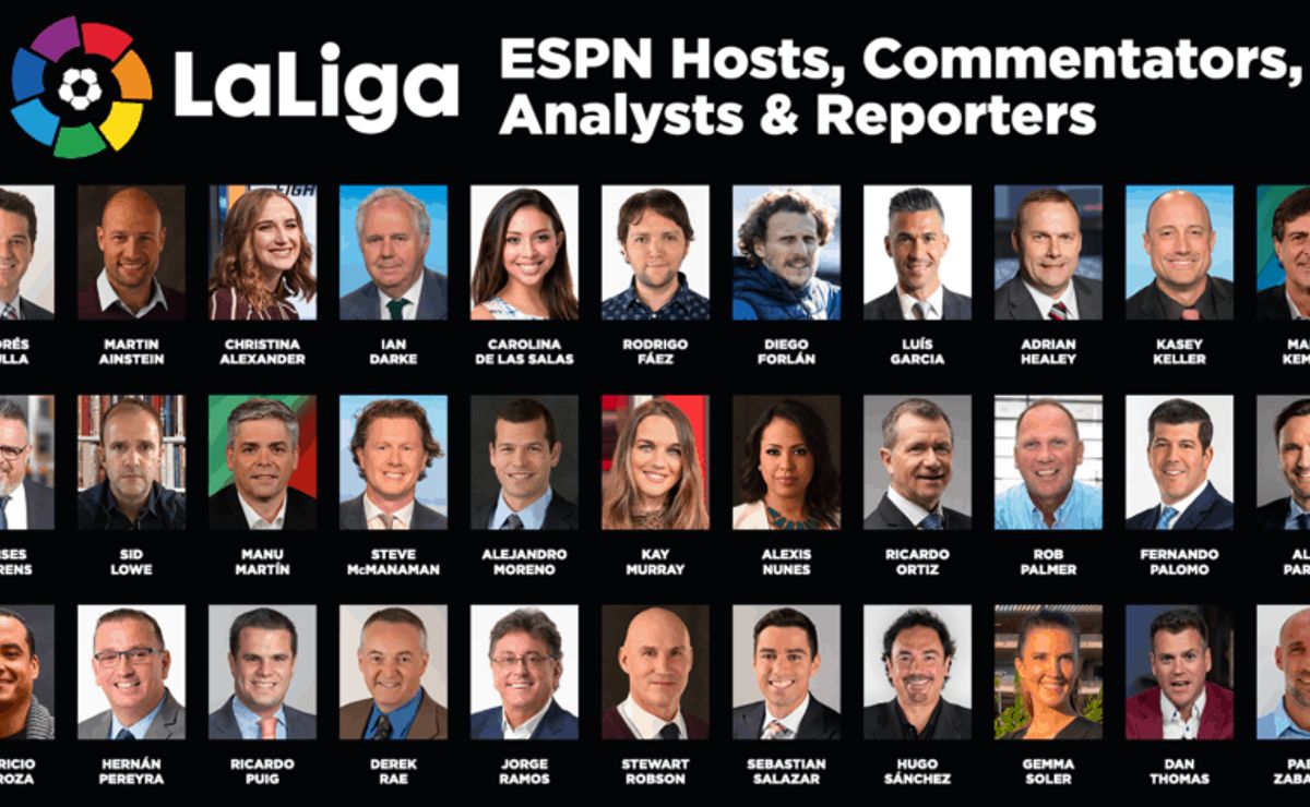 ESPN's LaLiga hosts, commentators, analysts and reporters - World ...