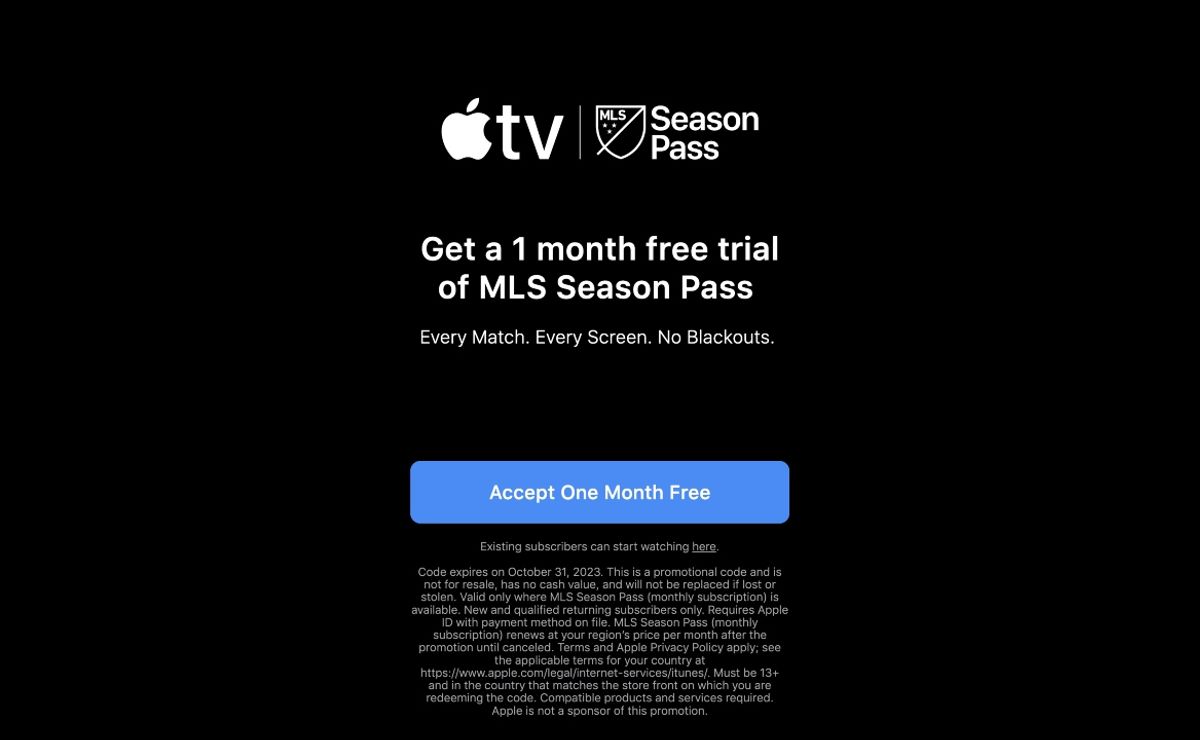MLS Season Pass free trial debuts from Apple TV - World Soccer Talk