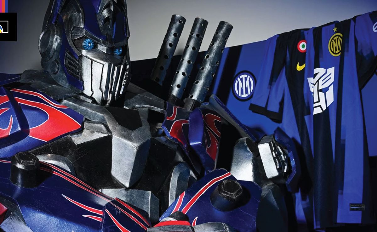 Inter Milan wore Transformers logo on the latest shirts - World Soccer Talk