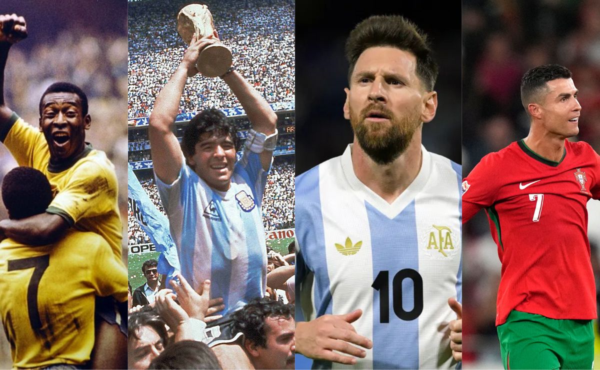 The simulation reveals who was better: Messi, Maradona, Pelé, or ...