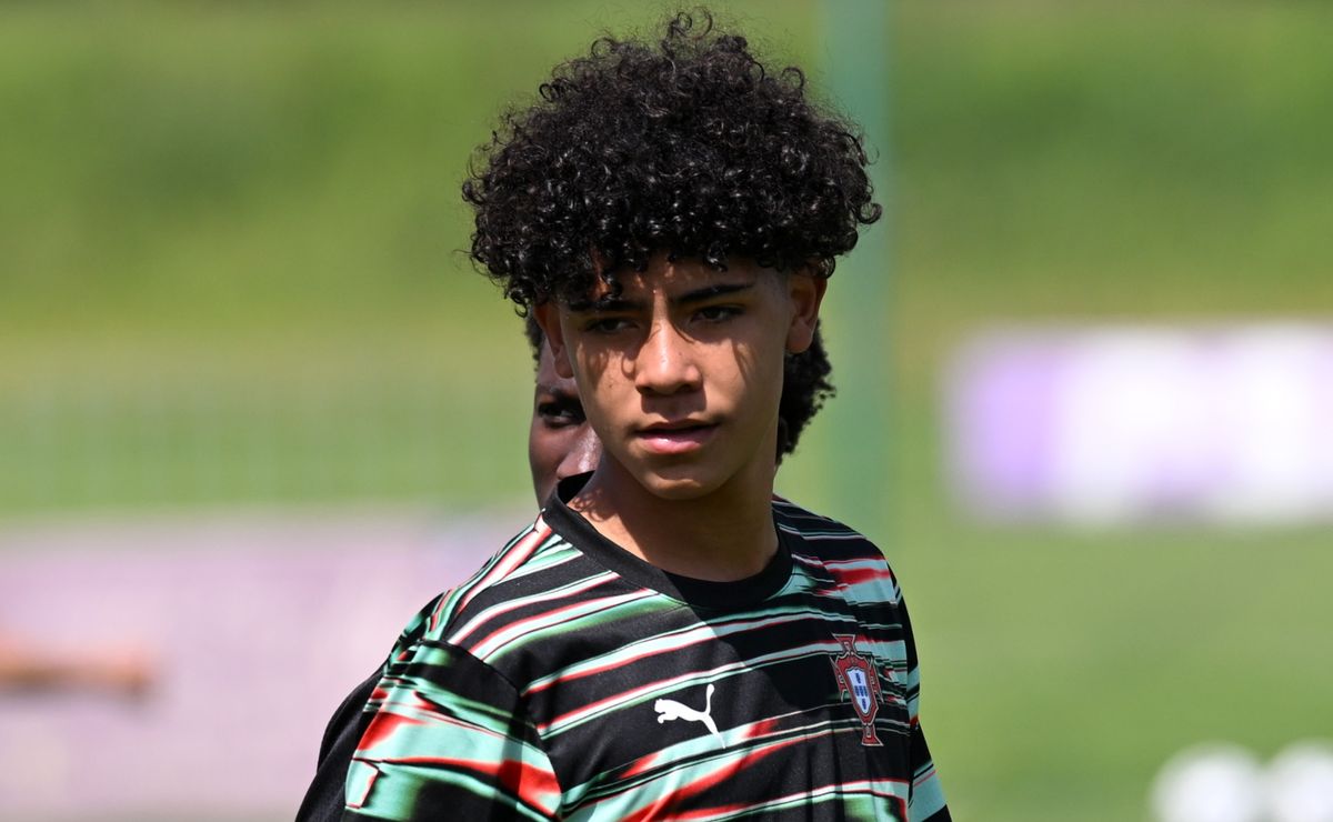 Video: Cristiano Ronaldo’s son, Cristiano Jr., scores first brace for Portugal U-15 - World ...