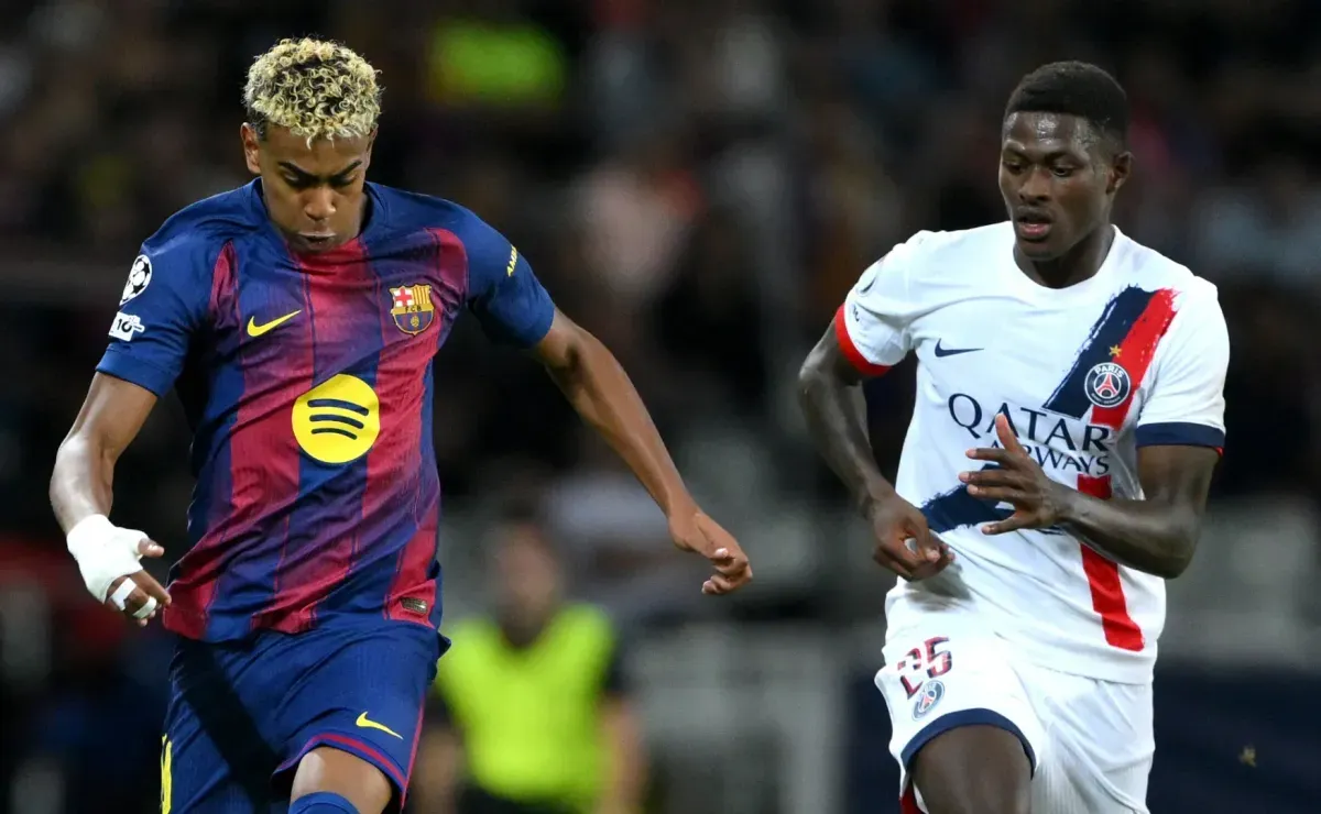 PSG secure last-minute victory vs Barcelona in the UEFA Champions ...