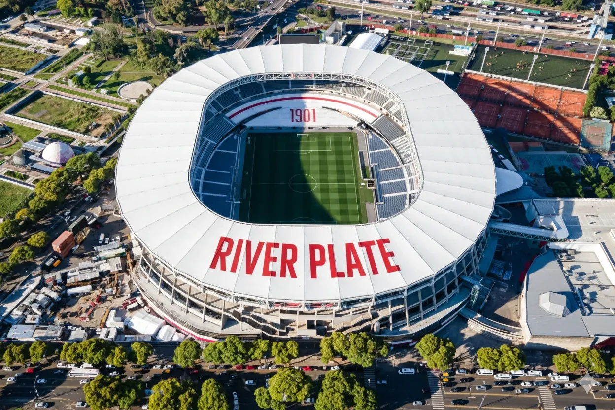 La IA se adelantó a la obra de River y mostró cómo quedará el ...